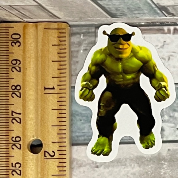 Office | 110 Shrek Reusable Waterproof Vinyl Sticker Decal | Poshmark